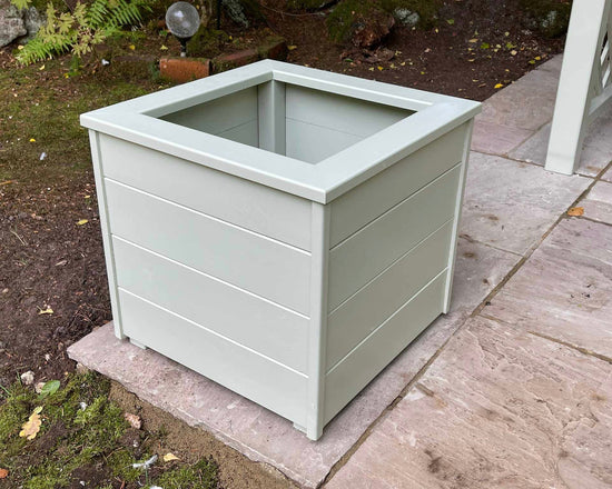 The Painted Hampton Arbour - 6 Seat Arbour with Benches & Table ...